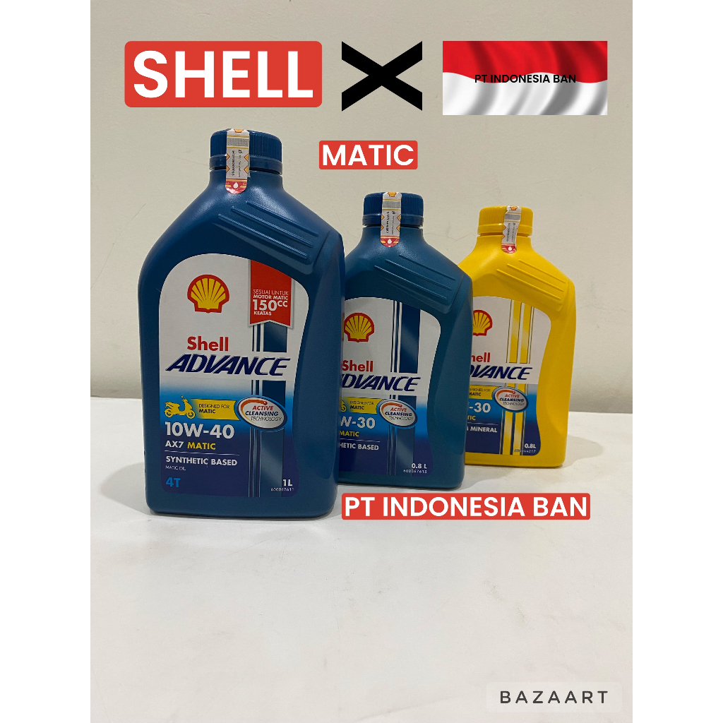 Jual OLI Shell Advance Scooter (AX5 SCOOTER , AX7 SCOOTER , SHELL ULTRA ...