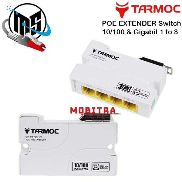 Jual Tarmoc IEEE802.3AF/AT 25W POE EXTENDER Switch 10/100 & Gigabit 1 ...