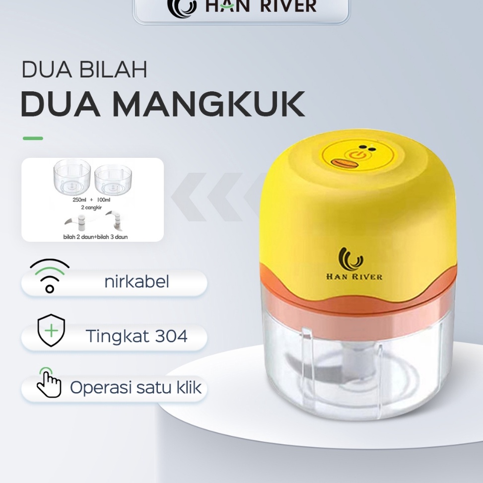 Jual HAN RIVER chopper mini Blender Food Chopper SR1Food Processor z ...