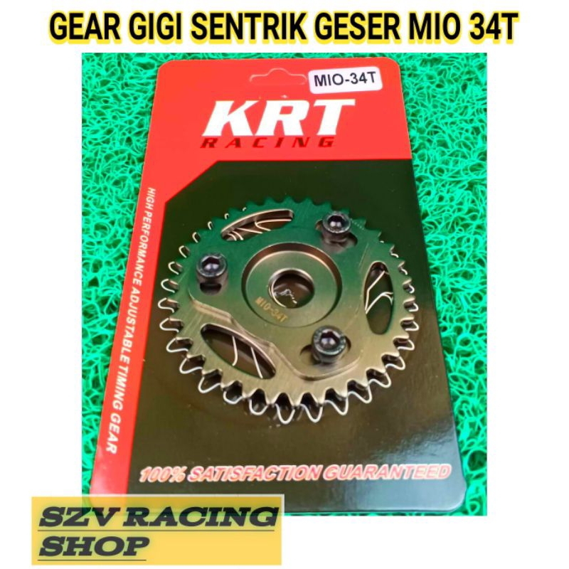 Jual GEAR GIGI SENTRIK GESER KRT RACING MIO 34T | Shopee Indonesia