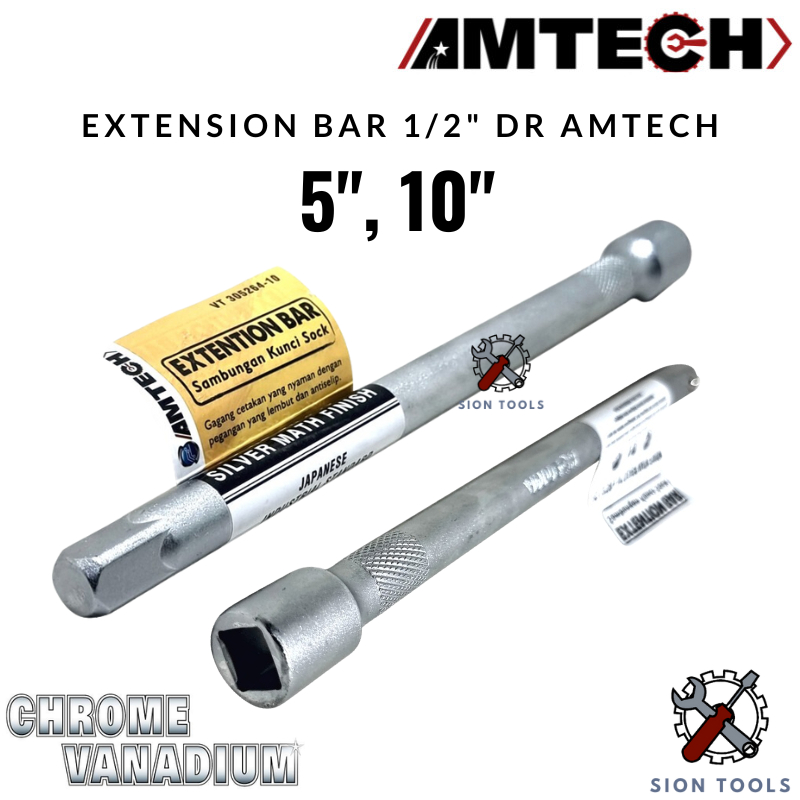 Jual AMTECH EXTENSION BAR 1/2" DR 5 10 INCH / SAMBUNGAN KUNCI SOK | Shopee Indonesia