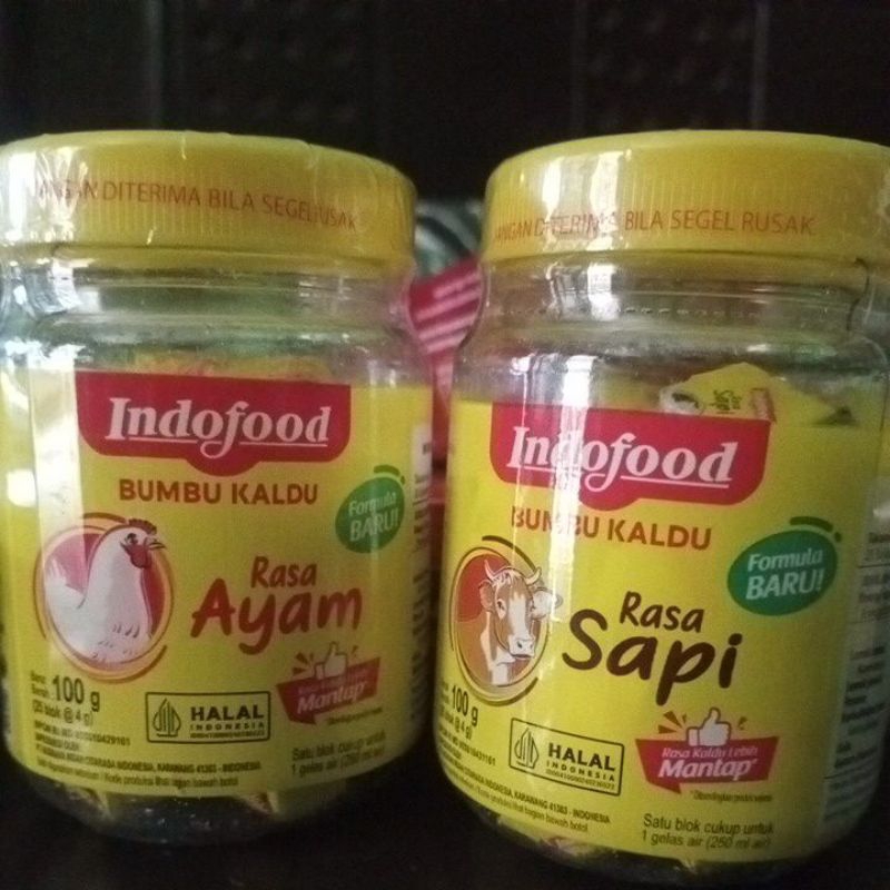 Jual Indofood blok penyedap rasa ayam / sapi 100gr | Shopee Indonesia