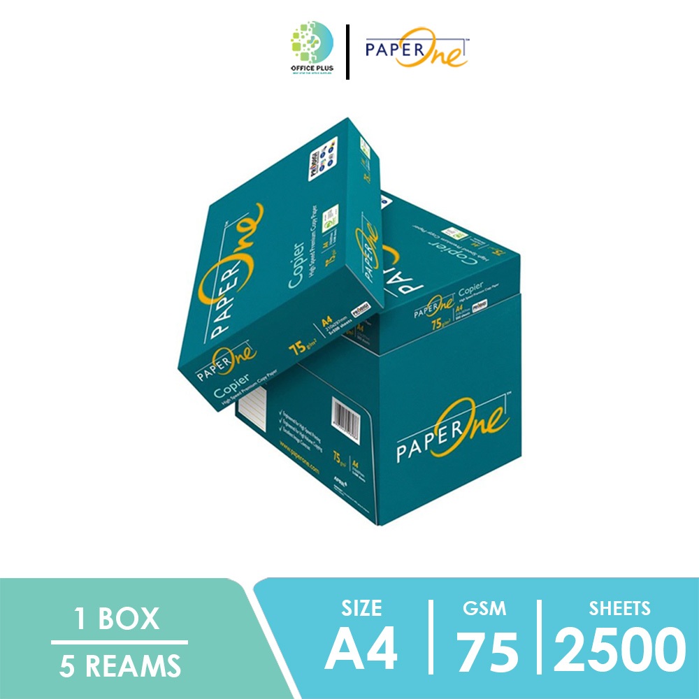 Jual Paperone Kertas HVS A4 75gr Box / Kertas HVS Murah / Grab Gojek Instant Sameday | Shopee ...
