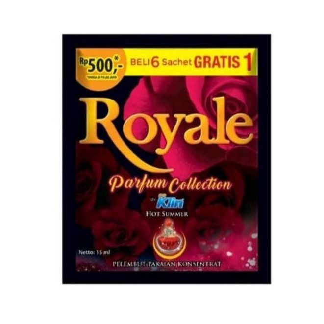 Jual ☘️ CHAROZA ☘️ ROYALE BY SoKlin Pewangi Pakaian Sachet (13ml X ...