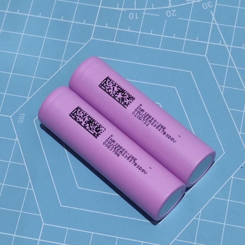 Jual Baterai DMEGC INR18650-26E 2600mAh 15A Li-ion 18650 3.7V Flat Top | Shopee Indonesia
