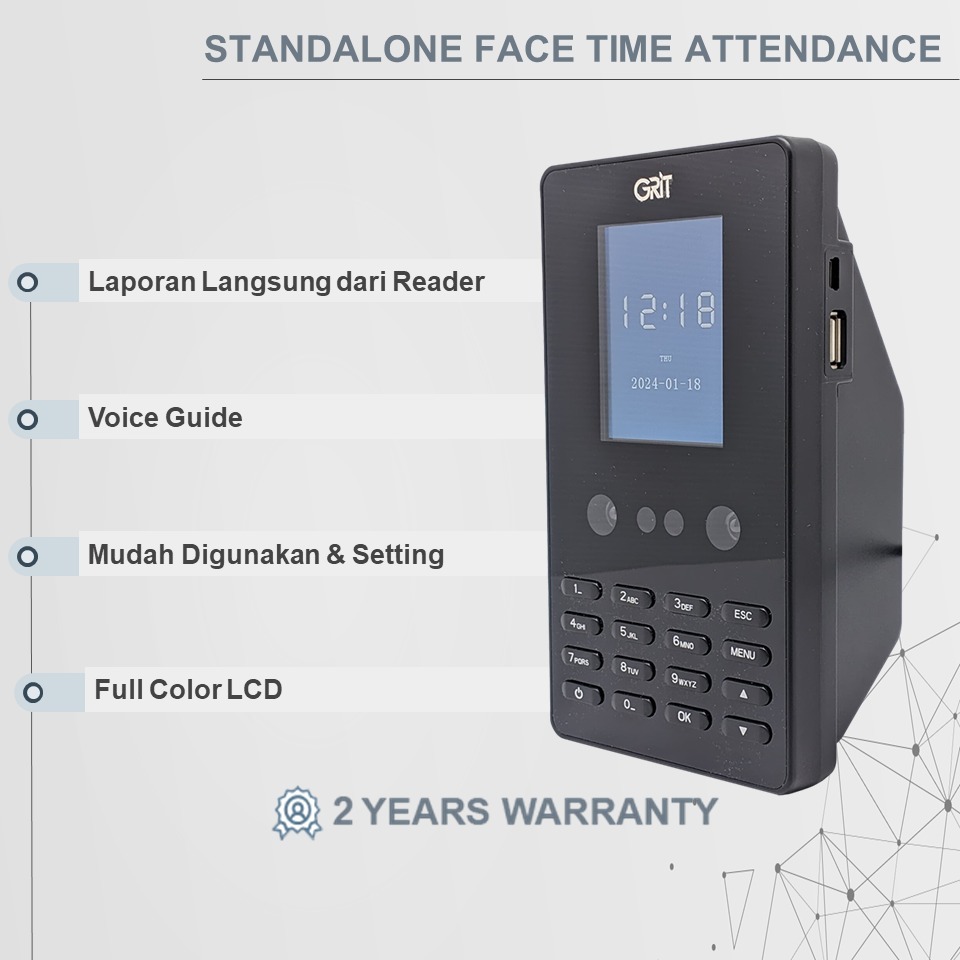Jual Mesin Absensi / Absen Wajah / Time Attendance Face Recognition ...