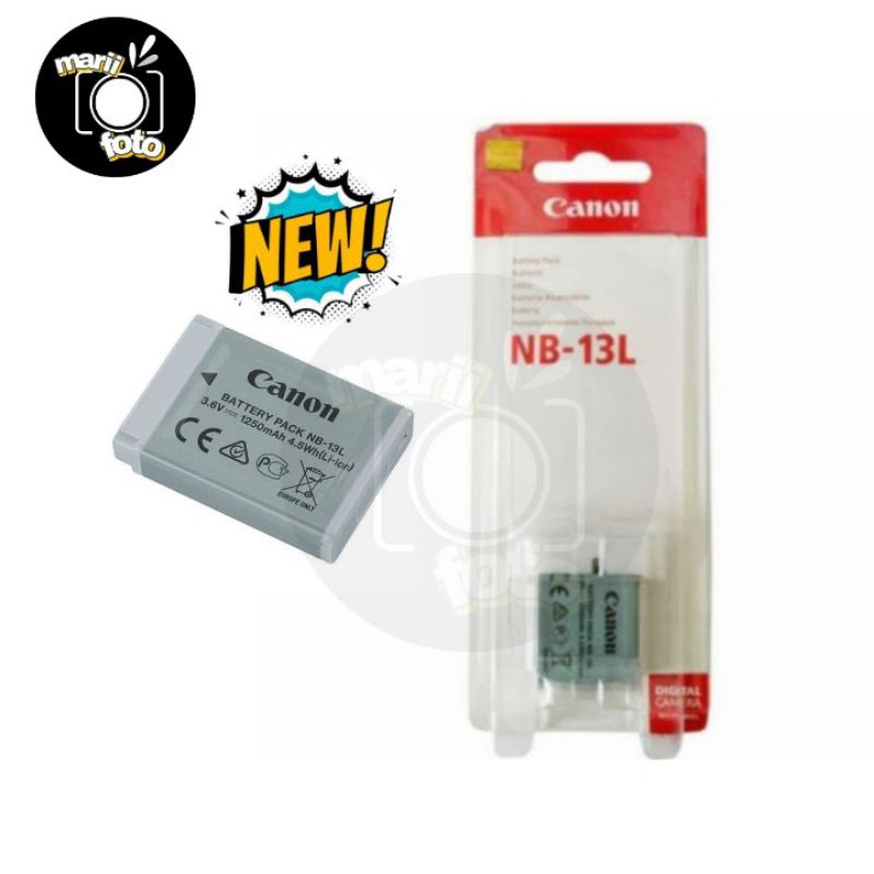 Jual Baterai Canon NB-13L / baterai kamera canon NB 13L | Shopee Indonesia