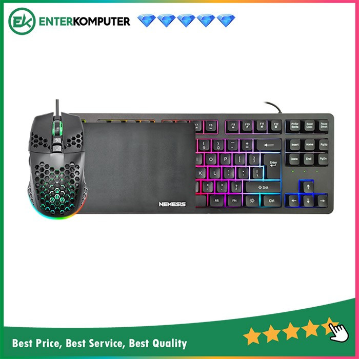 Jual NYK Gaming Set Combo TKL Centa KC-80 (Keyboard + Mouse + Mouse Pad ...