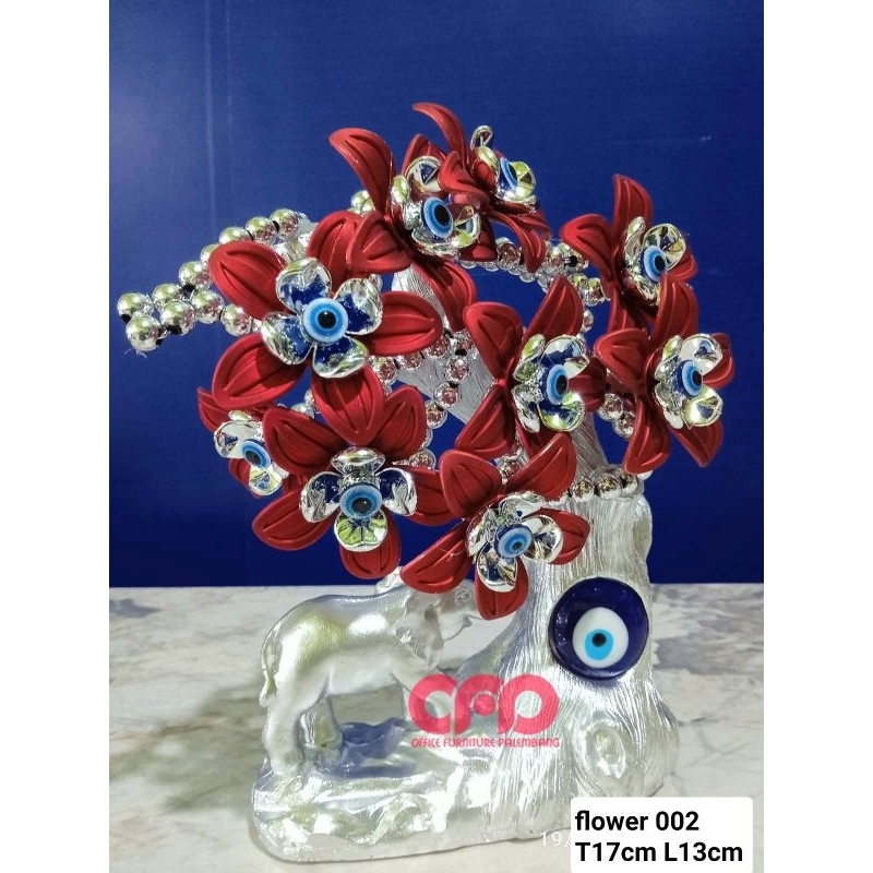 Jual hiasan pohon resin flower 001/002 pajangan pohon bunga hiasan meja ...