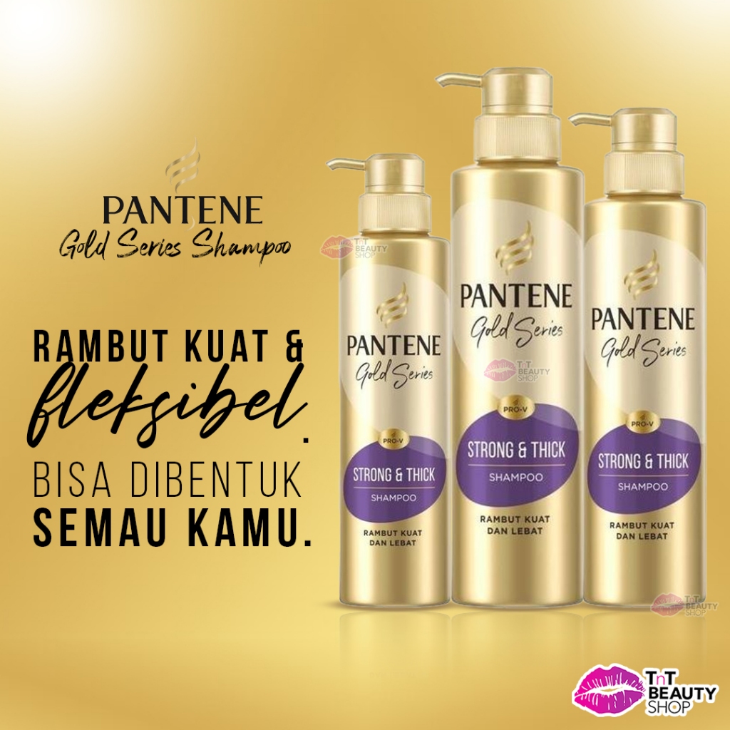 Jual Pantene Shampoo Gold Strong & Thick Series | TnT Beauty Shop ...