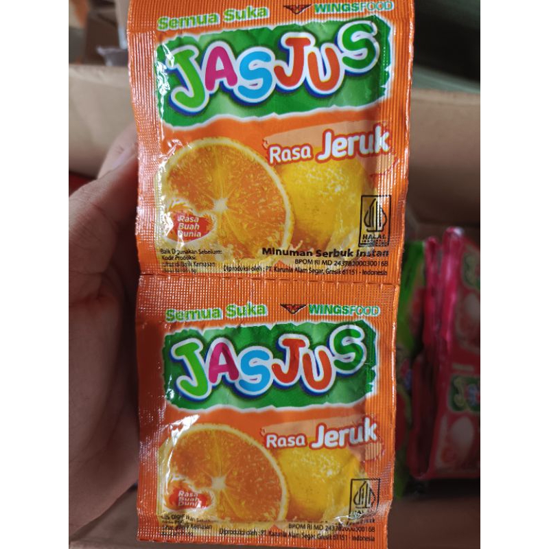 Jual JASJUS Minuman Serbuk Buah Siap Seduh (1 RENCENG = 10 SACHET ...