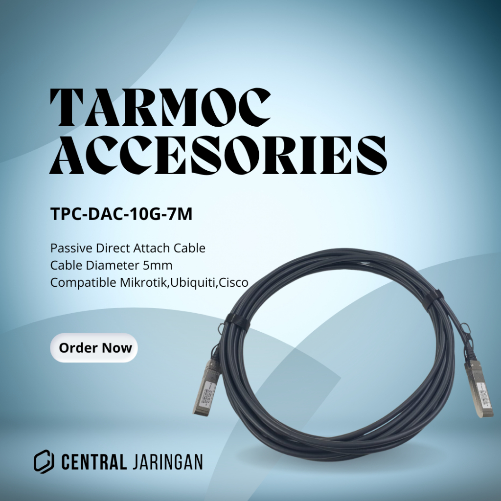 Jual Tarmoc TPC-DAC-10G-7M | SFP+ Passive Direct Attach Cable 7 Meter ...