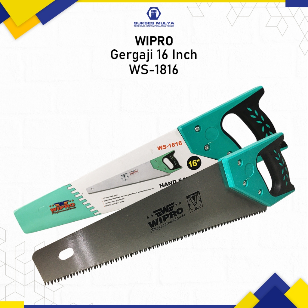 Jual Gergaji Kayu Gorok Heavy Duty Handle PVC Panjang 16inch WIPRO ...