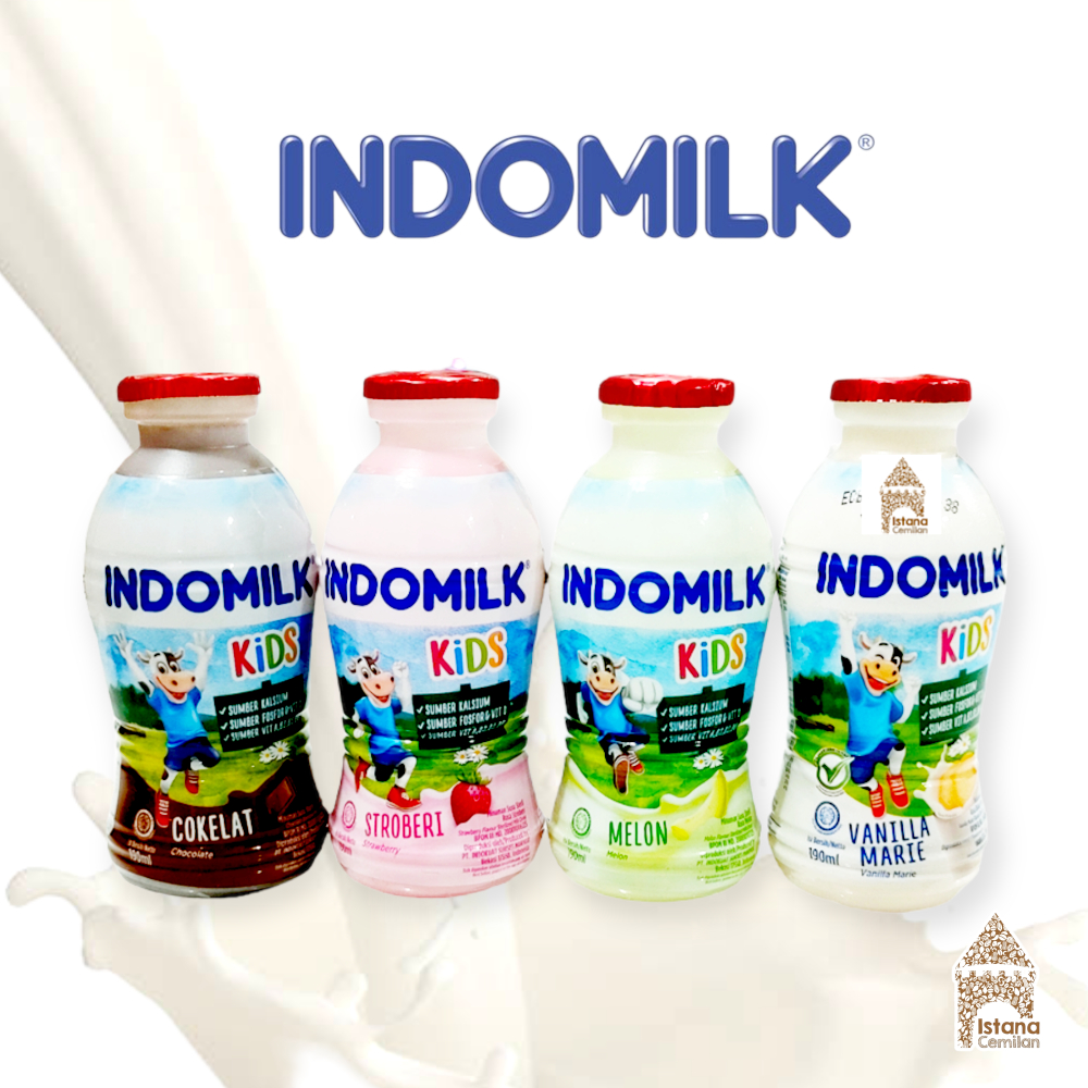 Jual [PROMO] Indomilk Botol Susu Steril 190 ml Teman Cemilan Jajanan Grosir Murah Snack | Shopee ...
