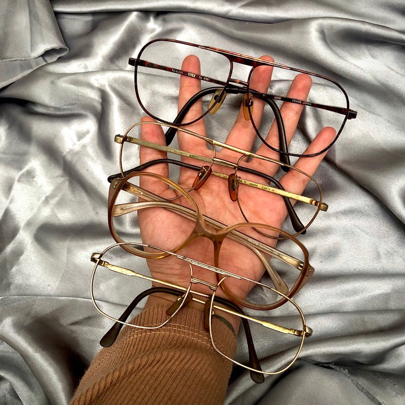 Jual Frame Kacamata Jadul Vintage Retro Classic Stainless Size Besar ...