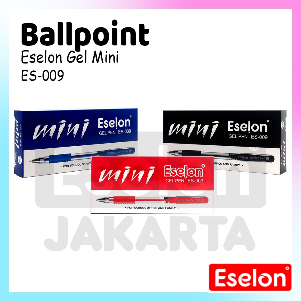 Jual [ES.JKT]Pulpen / 12pcs pulpen gel ES-009/ ballpoint / Pulpen gel ...