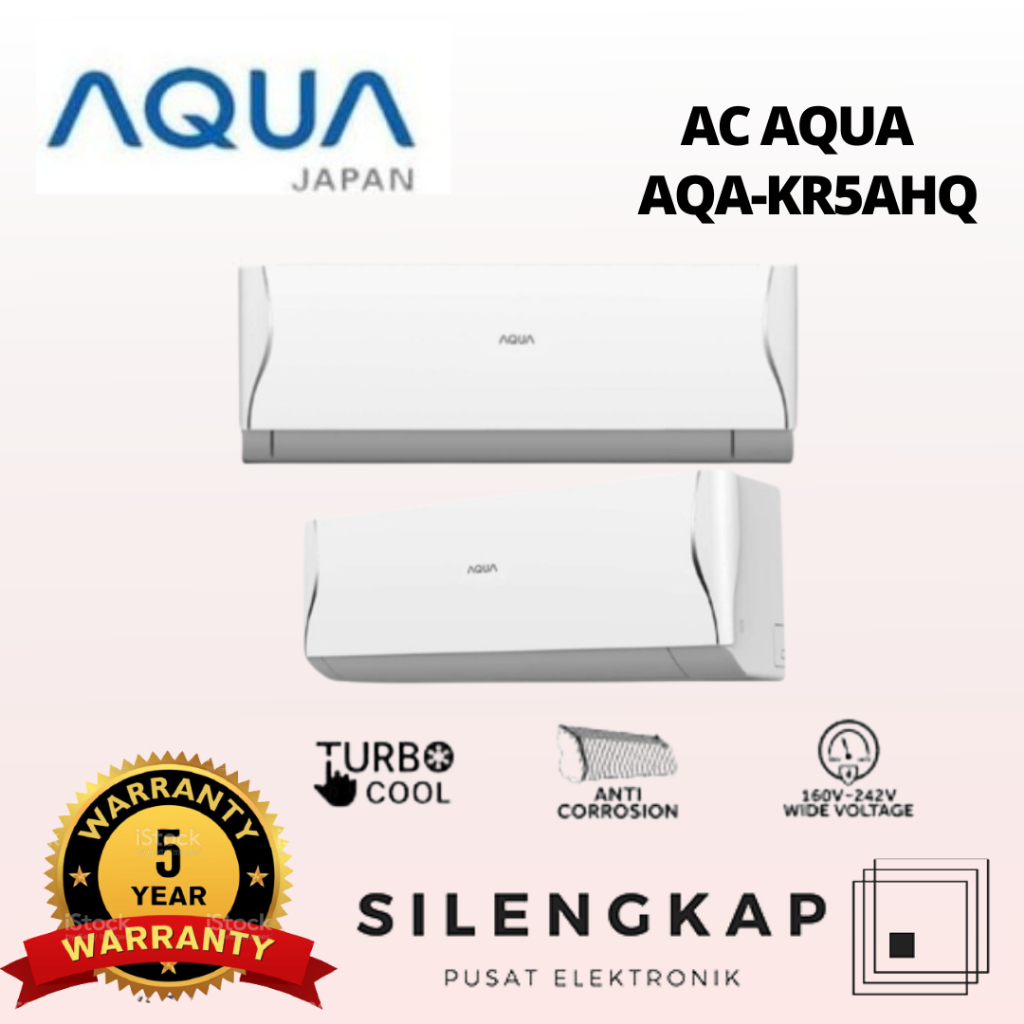 Jual AC AQUA 1/2 PK AQA-KCR5AHQ / KR5AHQ TURBO COOL | Shopee Indonesia