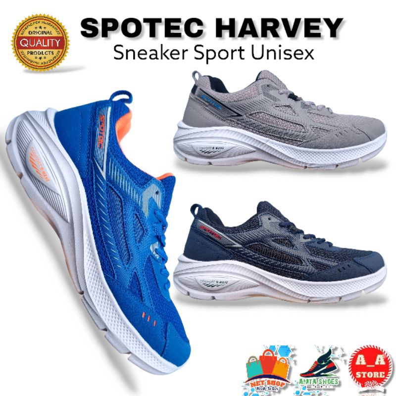 Jual Spotec Harvey Sepatu Running Sepatu Olahraga Lari | Shopee Indonesia