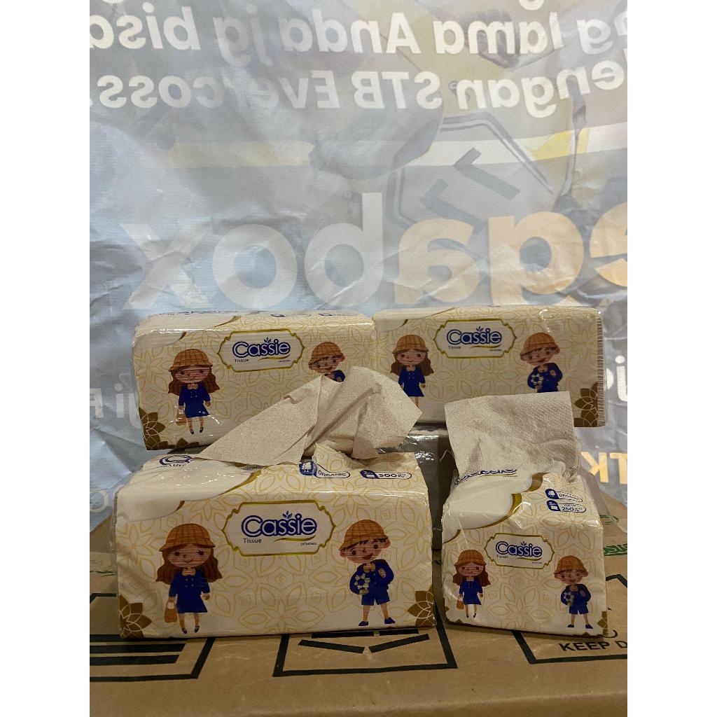 Jual TISSUE CASSIE FACIAL UNBLEACHING up to 250sheet | Shopee Indonesia