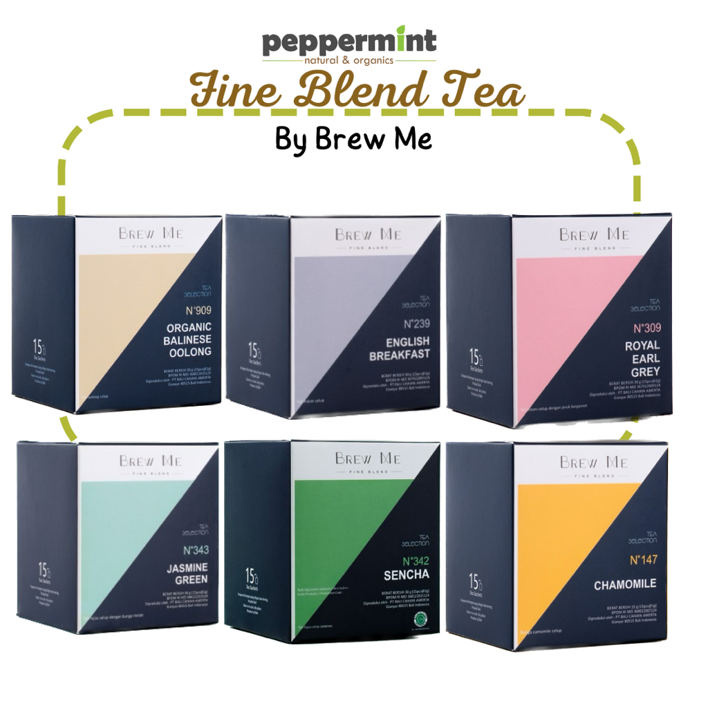 Jual Brew Me Tea Box (15 Tea Bag) / Teh Bunga | Shopee Indonesia