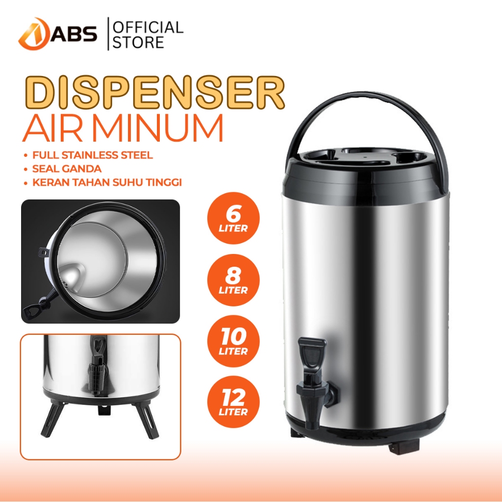 Jual ABS Termos Air Milk Tea Bucket Water 8 10 12 Liter /Dispenser ...
