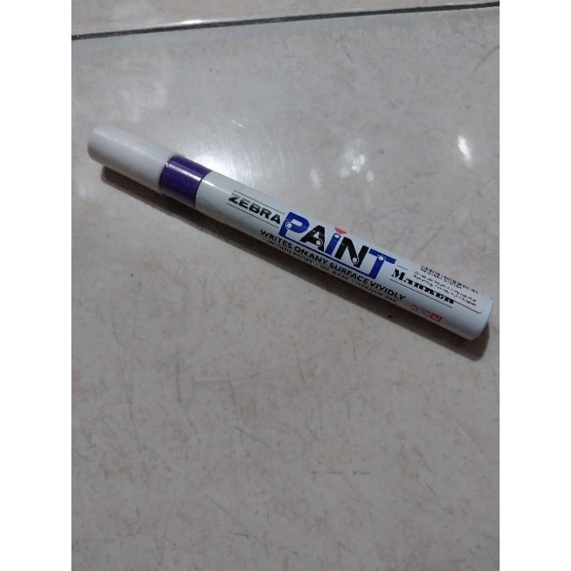 Jual SPIDOL PAINT MARKER ZEBRA harga 1 pcs | Shopee Indonesia