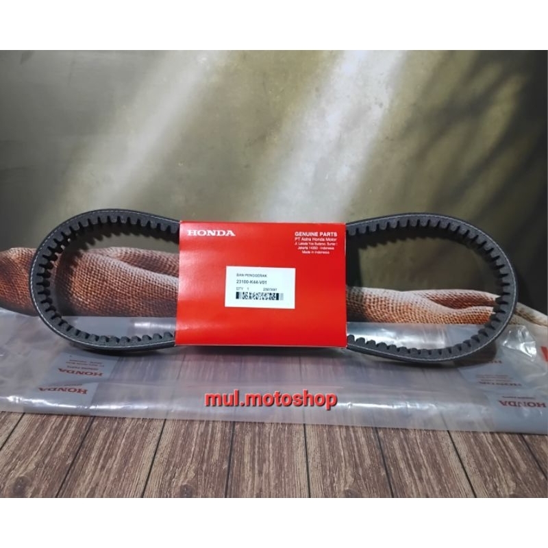 Jual vanbelt vanbell only v-belt (k44) stater halus motor honda beat esp/beat pop/beat street ...