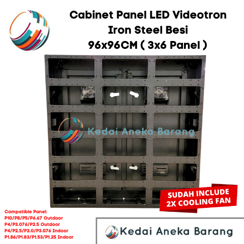 Jual Cabinet Kabinet LED Videotron Iron Steel Besi 96x96 960x960 96 ...