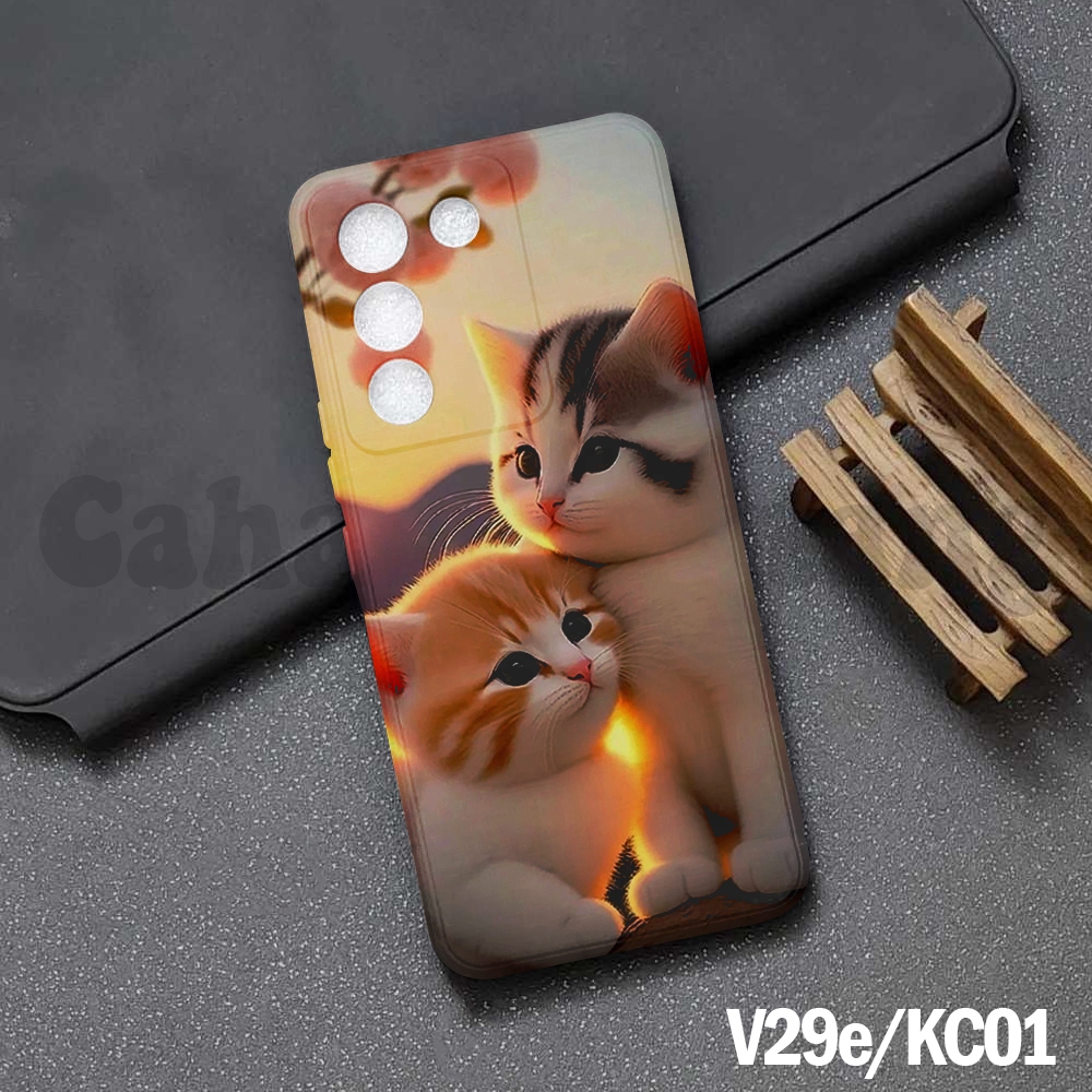 Jual CAHAYABINTANG - CASING HP UNTUK VIVO V29e GAMBAR KUcing lucu 3 ...