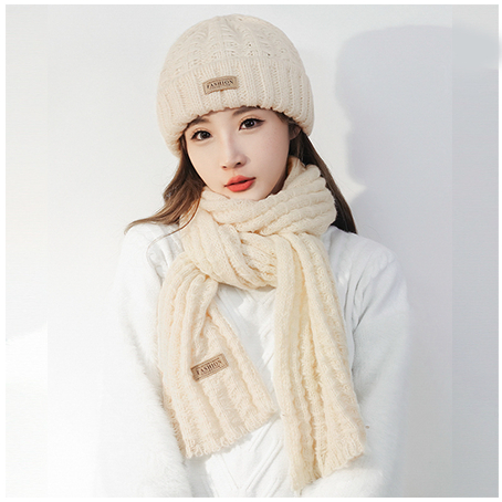 Jual Topi Kupluk dan Syal Rajut Wanita Musim Dingin / Winter | Shopee ...