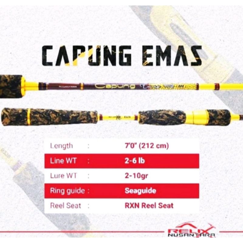 Jual capung emas relix nusantara 702 uL (limited edition) | Shopee ...