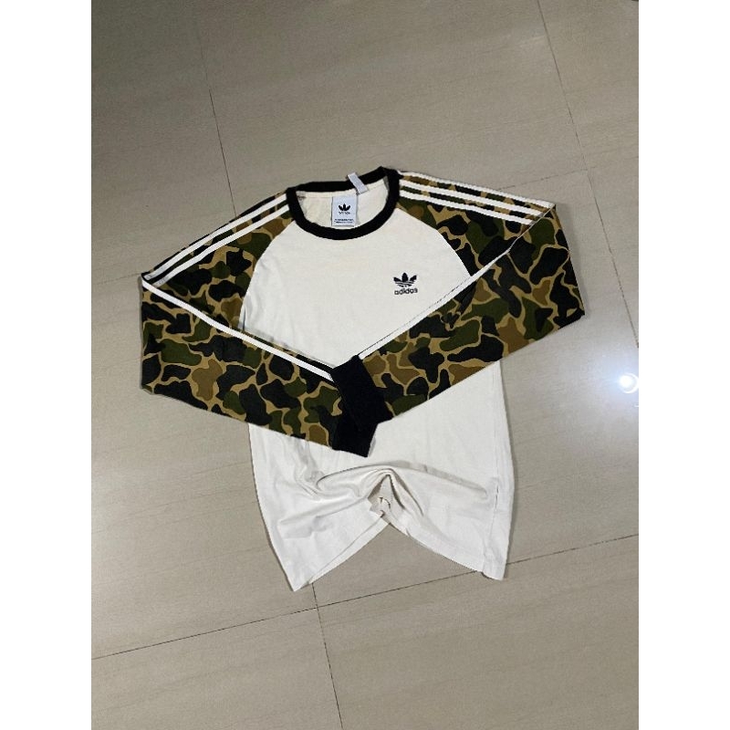 Jual LONGSLEEVE ADIDAS RINGER TEE ( CAMO ) | Shopee Indonesia