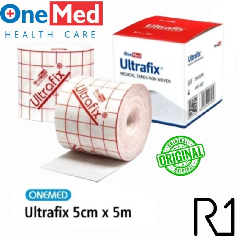 Jual Ultrafix 5cm x 5cm onemed plester luka non woven per roll | Shopee ...