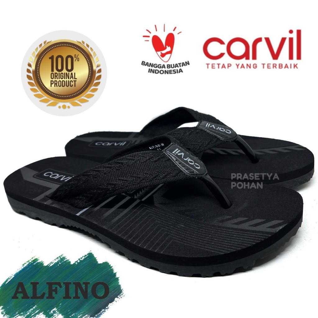 Jual Sandal Pria Carvil Original Anti Air - Sendal Carvil Pria Original ...