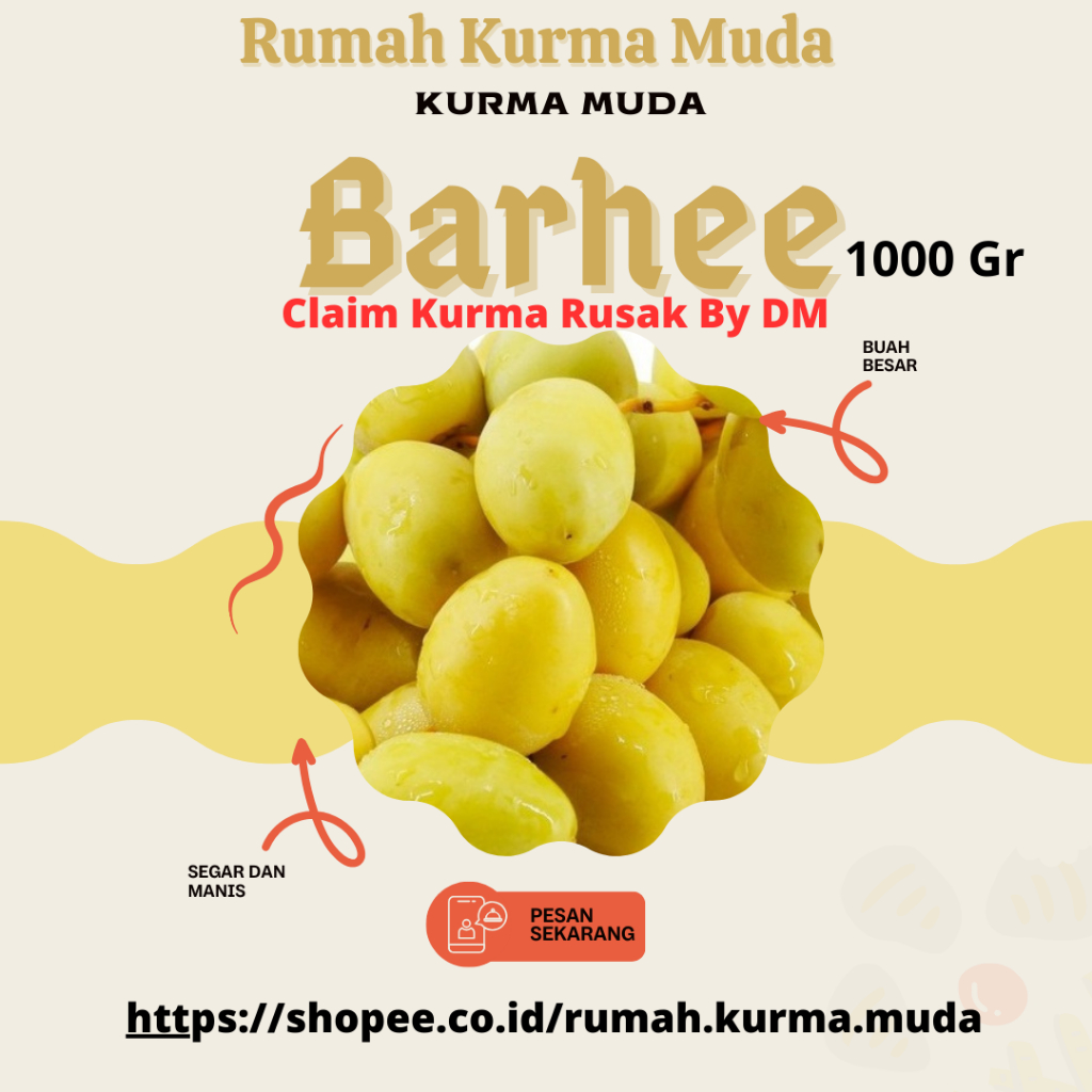 Jual Rumah Kurma Muda - Kurma Muda 1kg | Kurma Muda Promil 1000gr ...