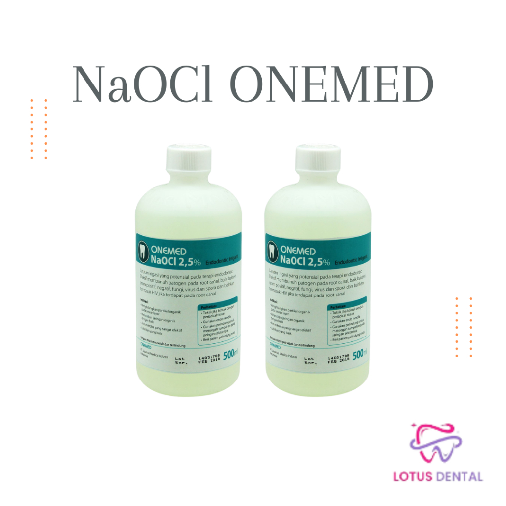 Jual Cairan Dental Onemed NaOCl 2.5% NaOCl 5% | Shopee Indonesia