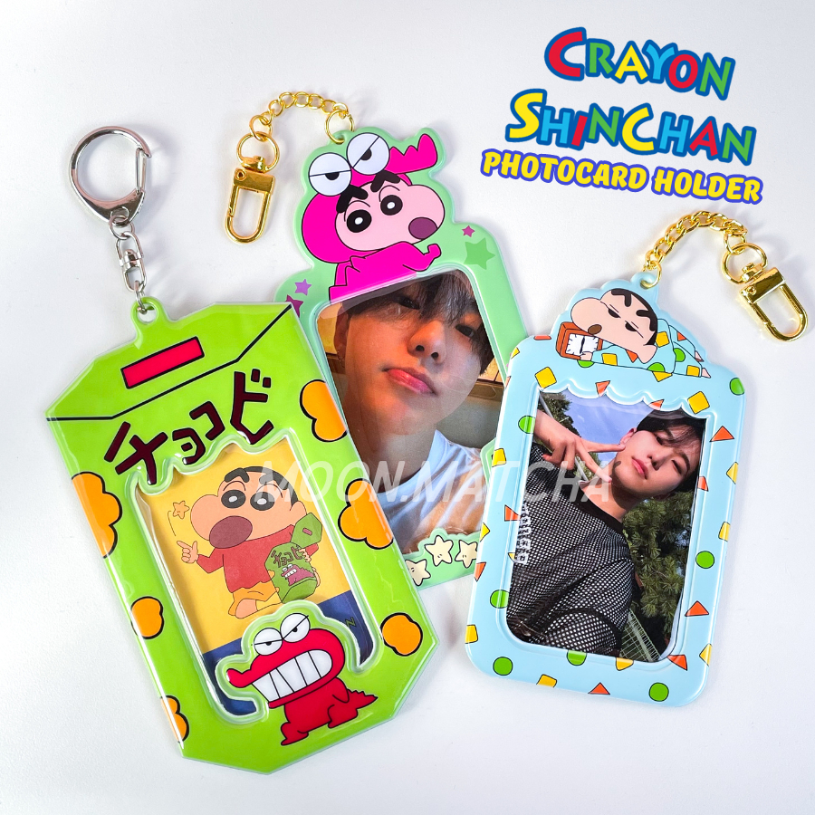 Jual (Ready) Card Holder PVC Shinchan Photocard / PC Keychain | Shopee ...