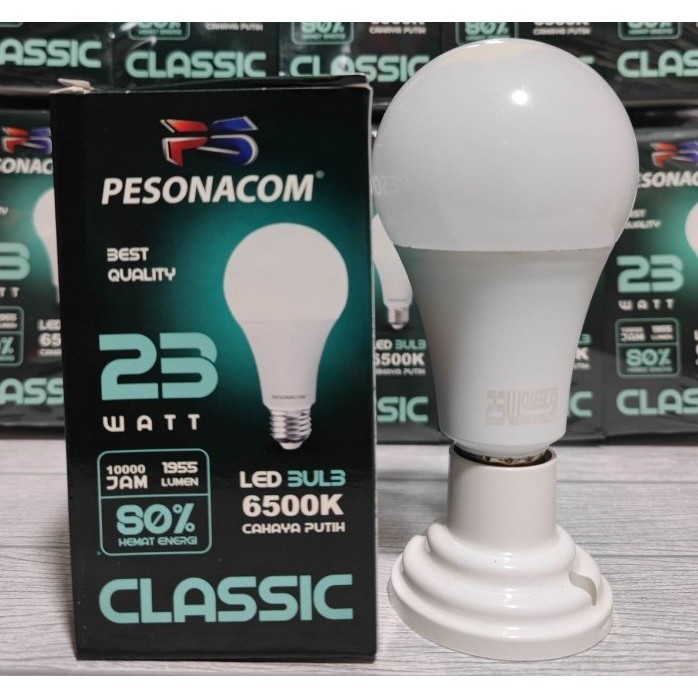 Jual Bohlam Lampu PESONACOM CLASSIC LED Bulb Rumah Kantor SNI Termurah | Shopee Indonesia