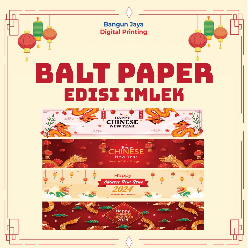 Jual Paper Belt Imlek Kertas Custom Hamper / Label Segel Bahan Art ...