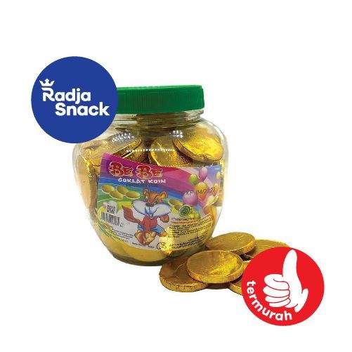 Jual Cokelat Koin Emas bebe Coklat chocolate Coin isi kurang lebih 100 ...