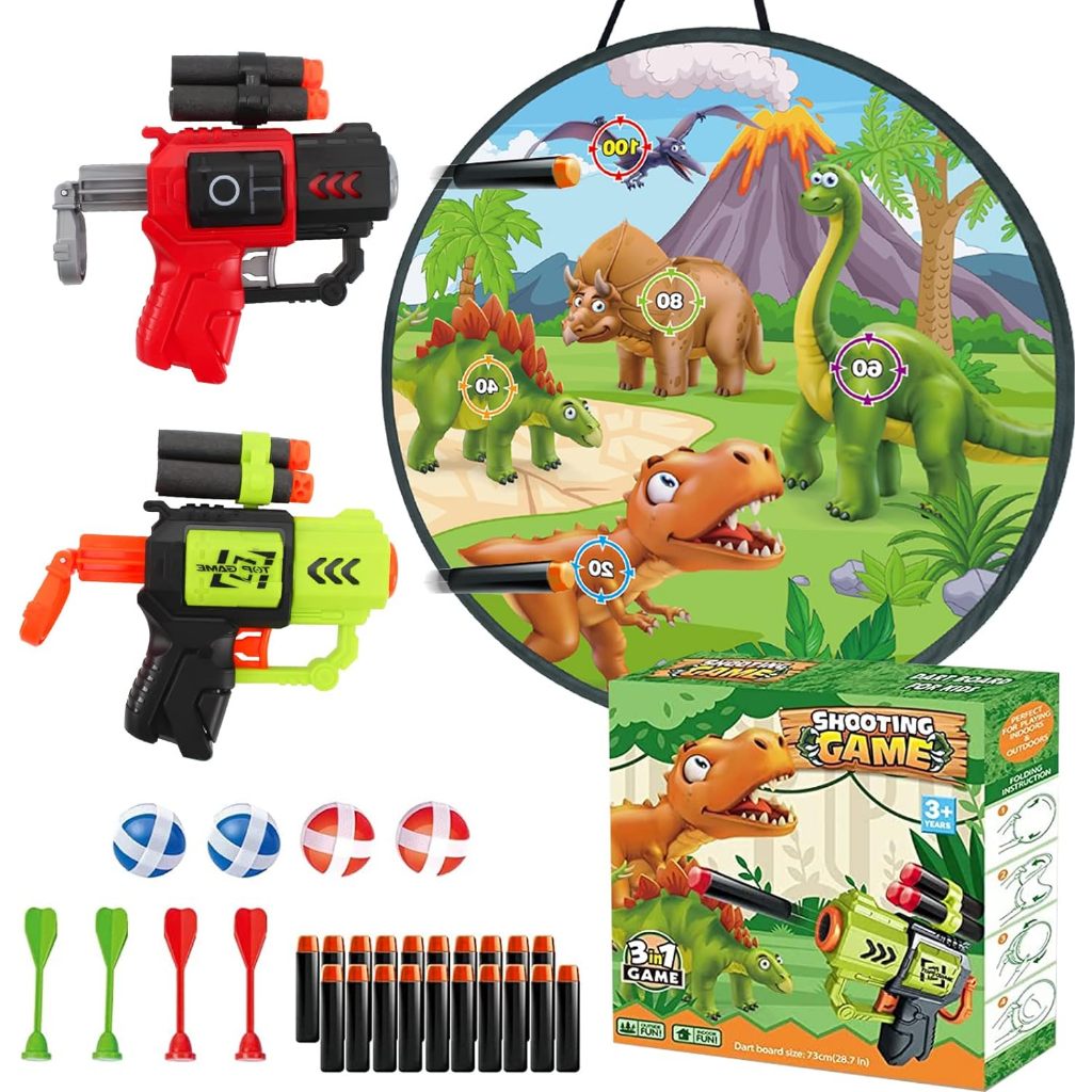 Jual Dart Board Game / Papan Permainan Panah Dinosaurus Dino Shooting ...