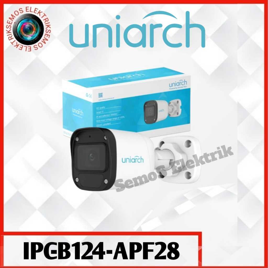 Jual Uniarch IPC-B124-APF28 4MP Audio Mini Fixed Bullet Network Camera ...