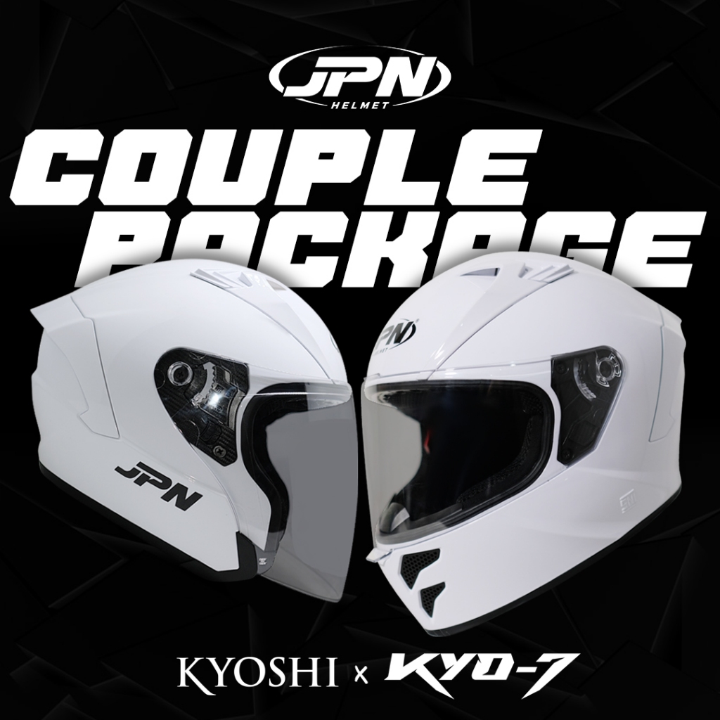 Jual HELM JPN COUPLE PACKAGE KYOSHI X KYO7 | Shopee Indonesia