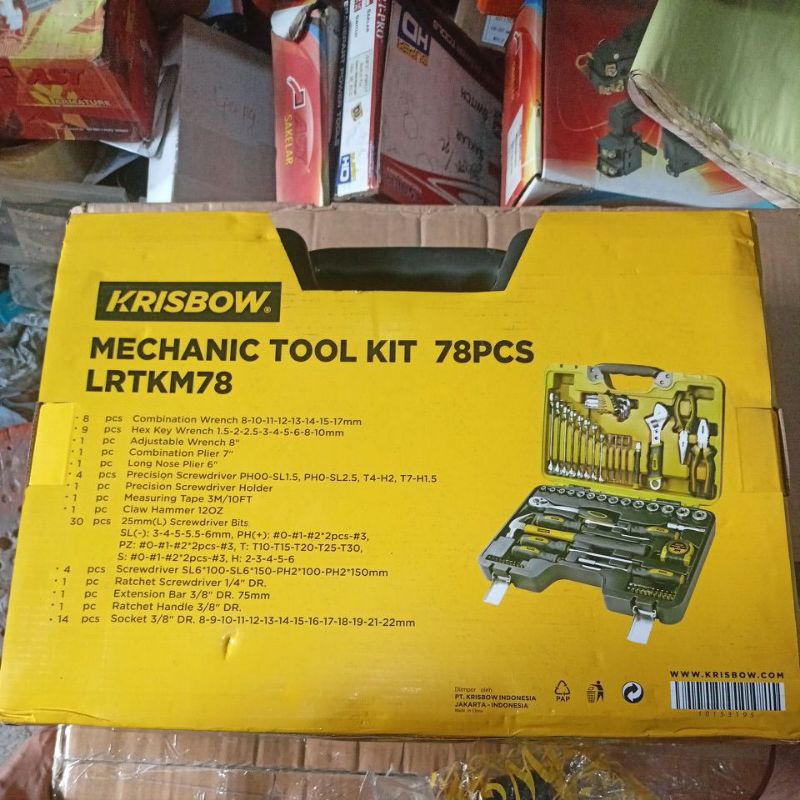 Jual TOOL KIT 78pcs LRTKM78 KRISBOW | Shopee Indonesia