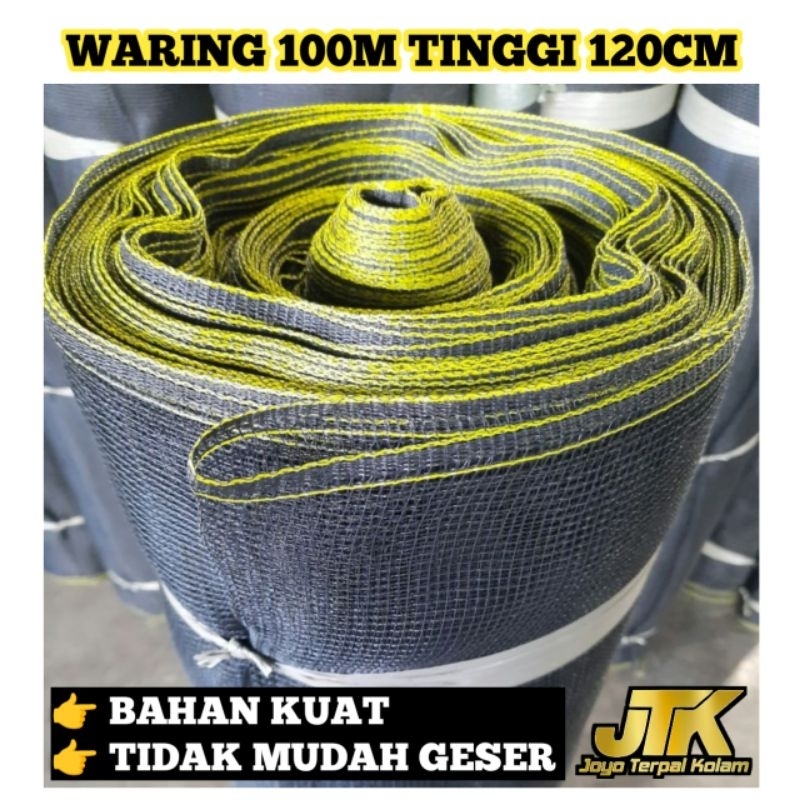 Jual Jaring Waring hitam 1 Roll 120cm x 100m GRADE A waring pagar ...