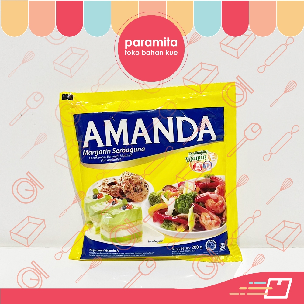 Jual Amanda Margarin Serbaguna 200 gr | Shopee Indonesia