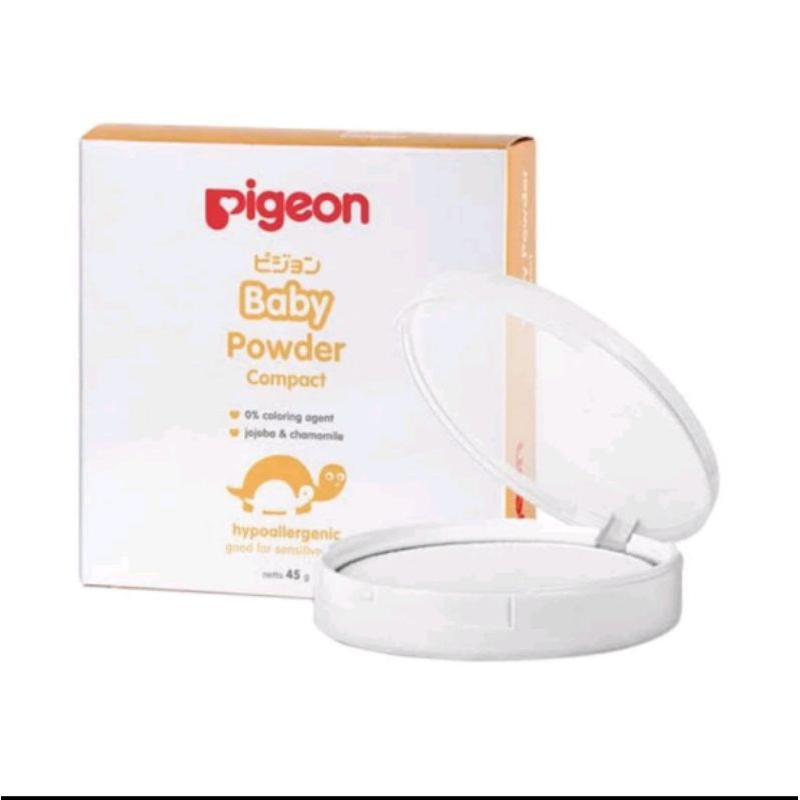 Jual pigeon compact powder / bedak padat / baby compact powder | Shopee ...