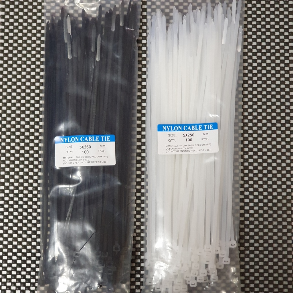 Jual Kabel Ties 25 cm / cable tie kabel tis 5 x 250 mm | Shopee Indonesia