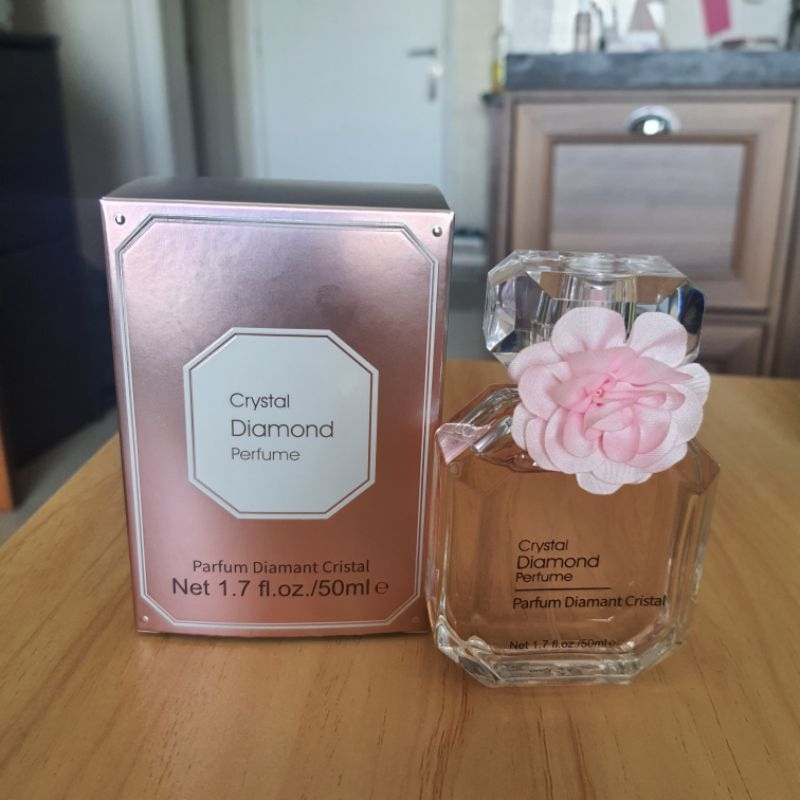 Jual Pesanan Kak Soraya: [PRELOVED] Miniso Crystal Diamond Perfume Pink ...