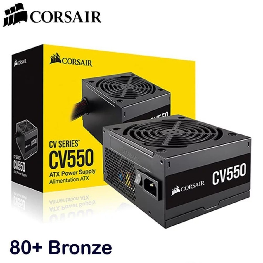 Jual PSU CORSAIR CV550 - 550 WATT 80 PLUS BRONZE POWER SUPPLY | Shopee ...